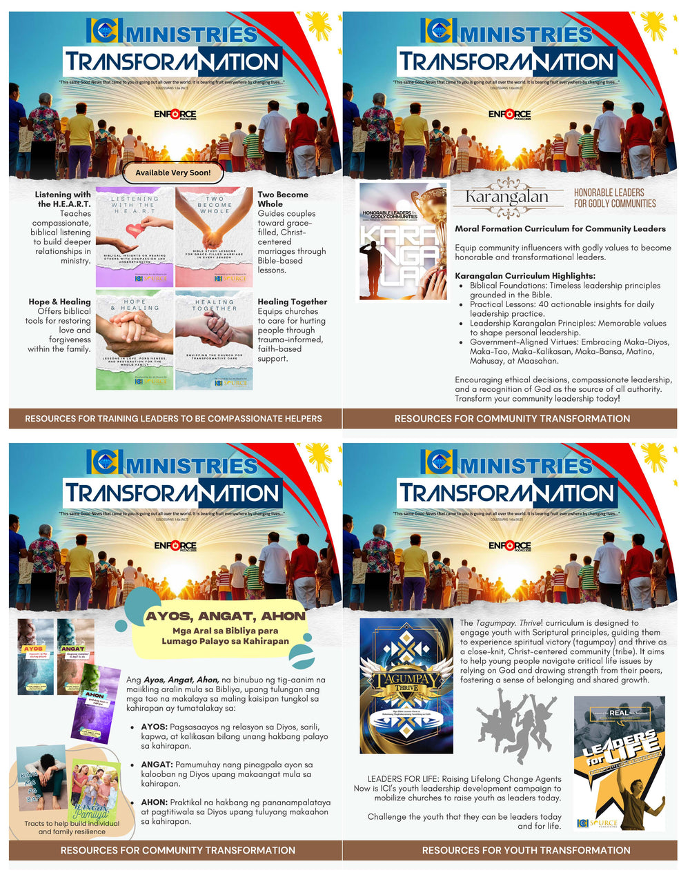 TransformNation: Bringing Christ’s Change to Communities – ICI Ministries Foundation, Inc